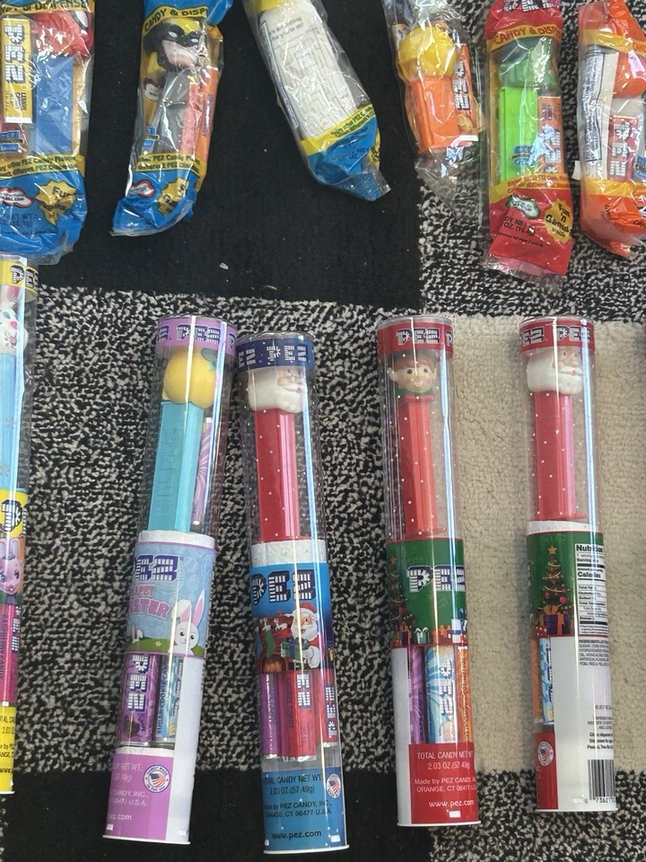 Large Lot Of 60 Pez Dispenser Candies Please Read | eBay