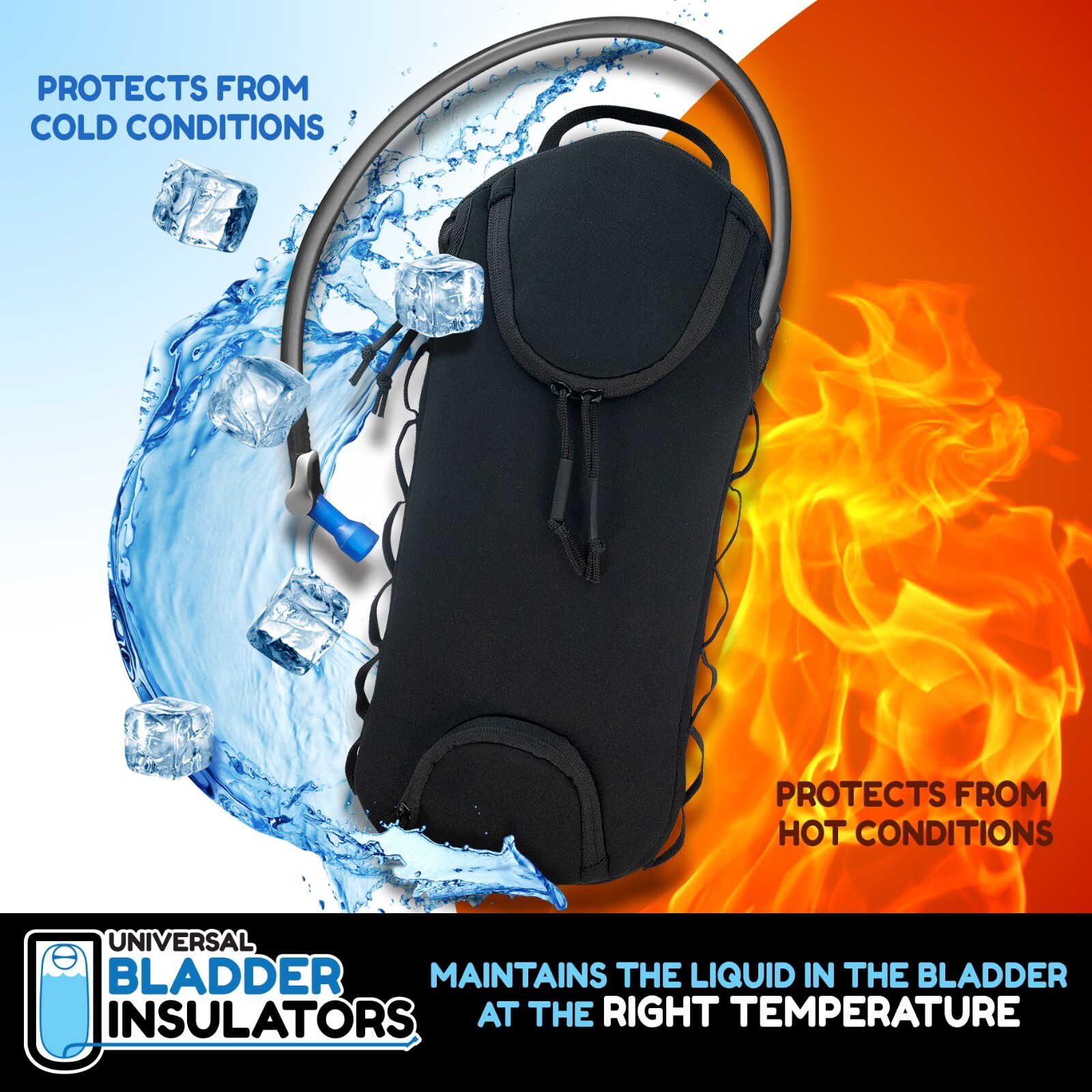 Universal Water Bladder Insulator - Hydration Pack Reservoir Insulation ...