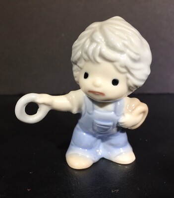 Vintage RUSS LITTLE BOY Playing With Rings FIGURINE Made in Japan | eBay