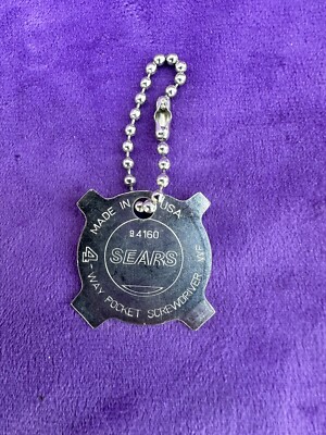 Vintage USA Tool Sears Craftsman 4Way Pocket Keychain Screw Driver9 ...