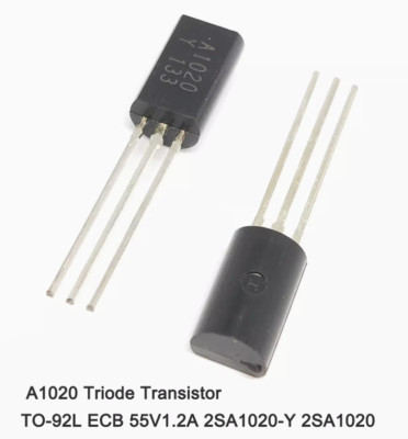 A1020 Triode Transistor TO-92L ECB 55V1.2A 2SA1020-Y 2SA1020 A1020 ...