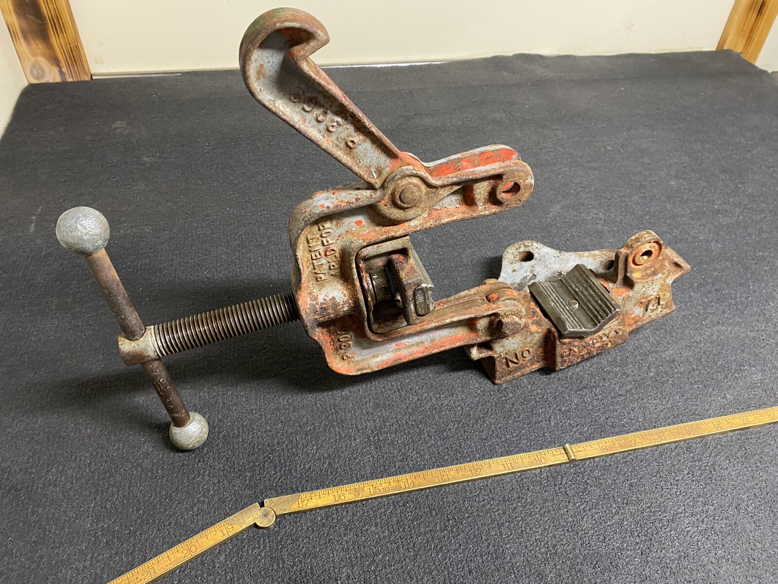 Vintage NYE No. 71 Yoke Style Pipe Vise 1/8” - 2” Scarce | eBay