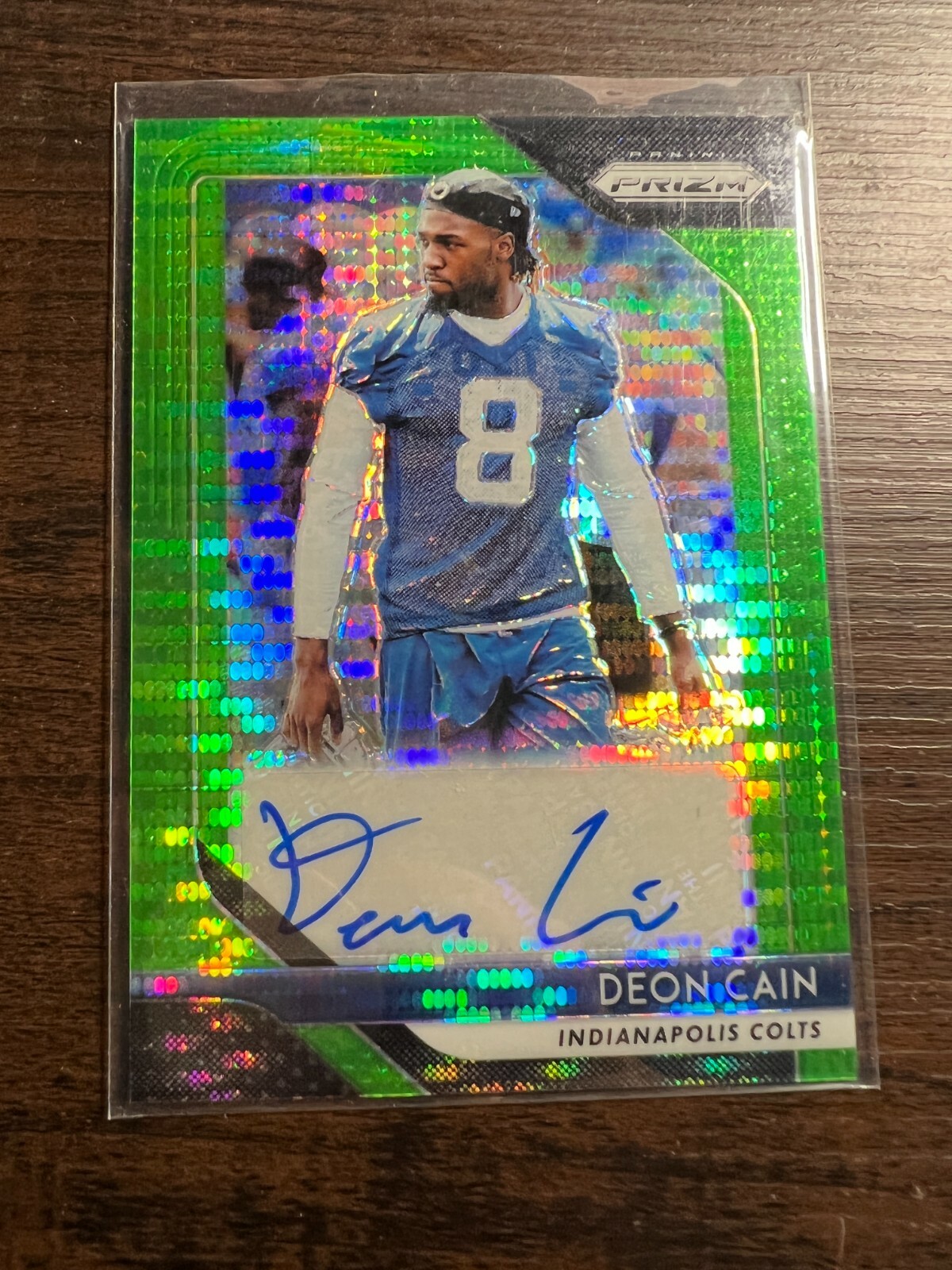 A80,214 - 2018 Panini Prizm Rookie Autographs Prizms Green #63 Deon ...