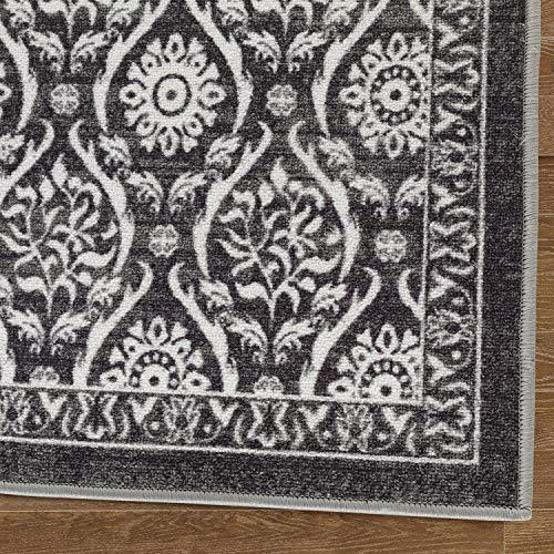 Antep Rugs Alfombras Non-Skid (Non-Slip) 2x7 Rubber Backing Floral ...
