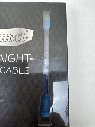 CableMod Pro Straight Keyboard USB Type C Cable Ice Blue Sleeved Copper ...