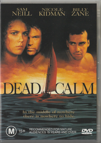 Dead Calm DVD Region 4 Sam Neill Nicole Kidman Billy Zane 1989 ...