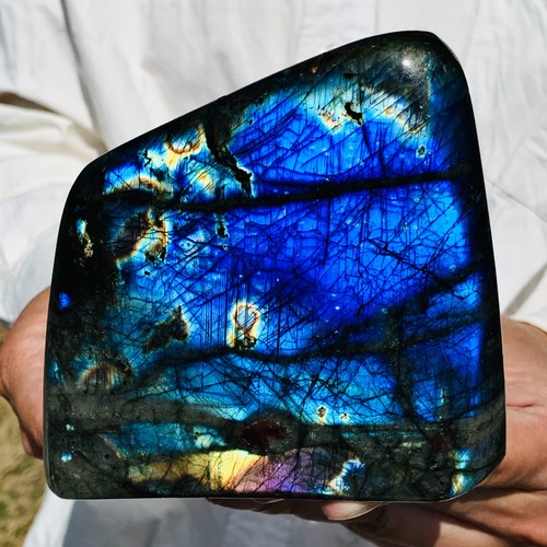 2.62LB Natural Labradorite Quartz Crystal Mineral Specimen Healing | eBay