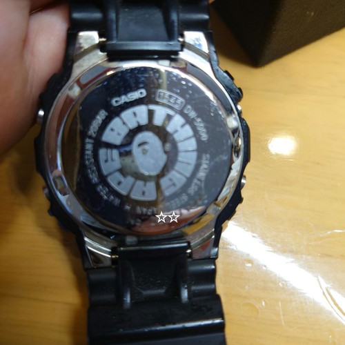 G-Shock Dw-5000 Digital Quartz Men Bape Gshock Collaboration With ...