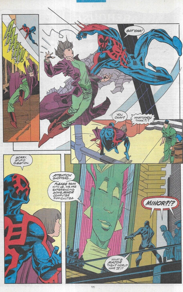 Spider-Man Comic 19 2099 Cover A First Print 1994 Peter Leonardi Lopez ...