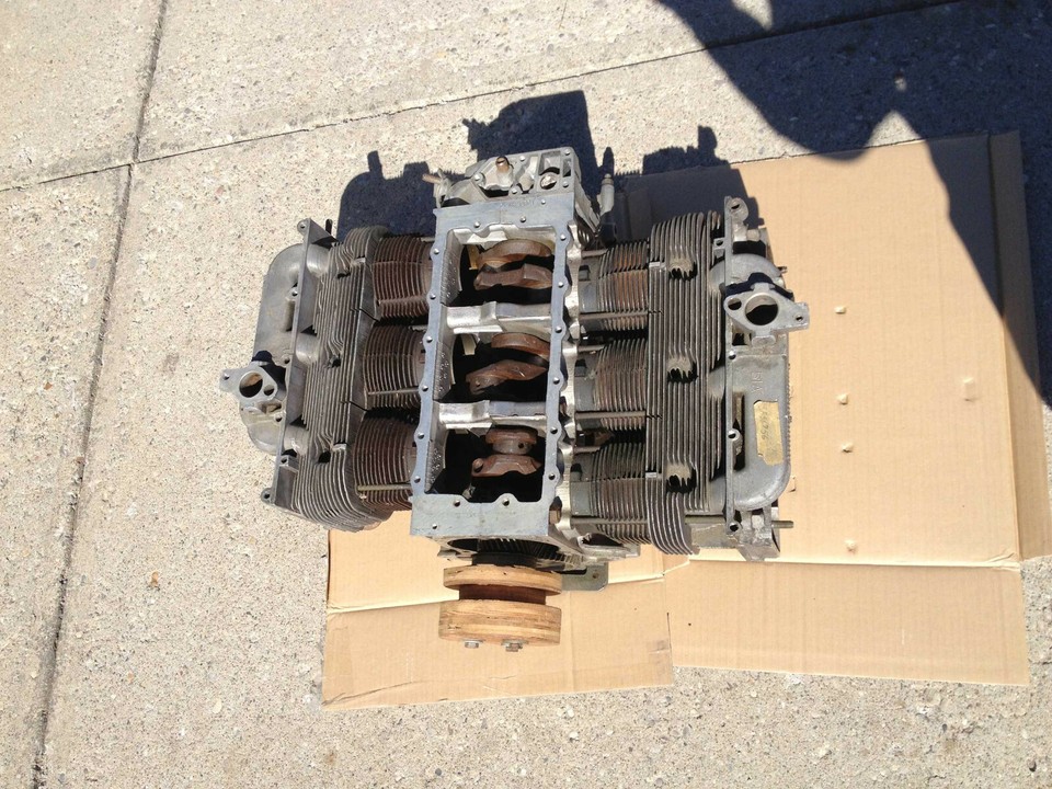 CLARK'S CORVAIR ENGINE BLOCK WITH CRANKSHAFT - 51A 3856756 | eBay