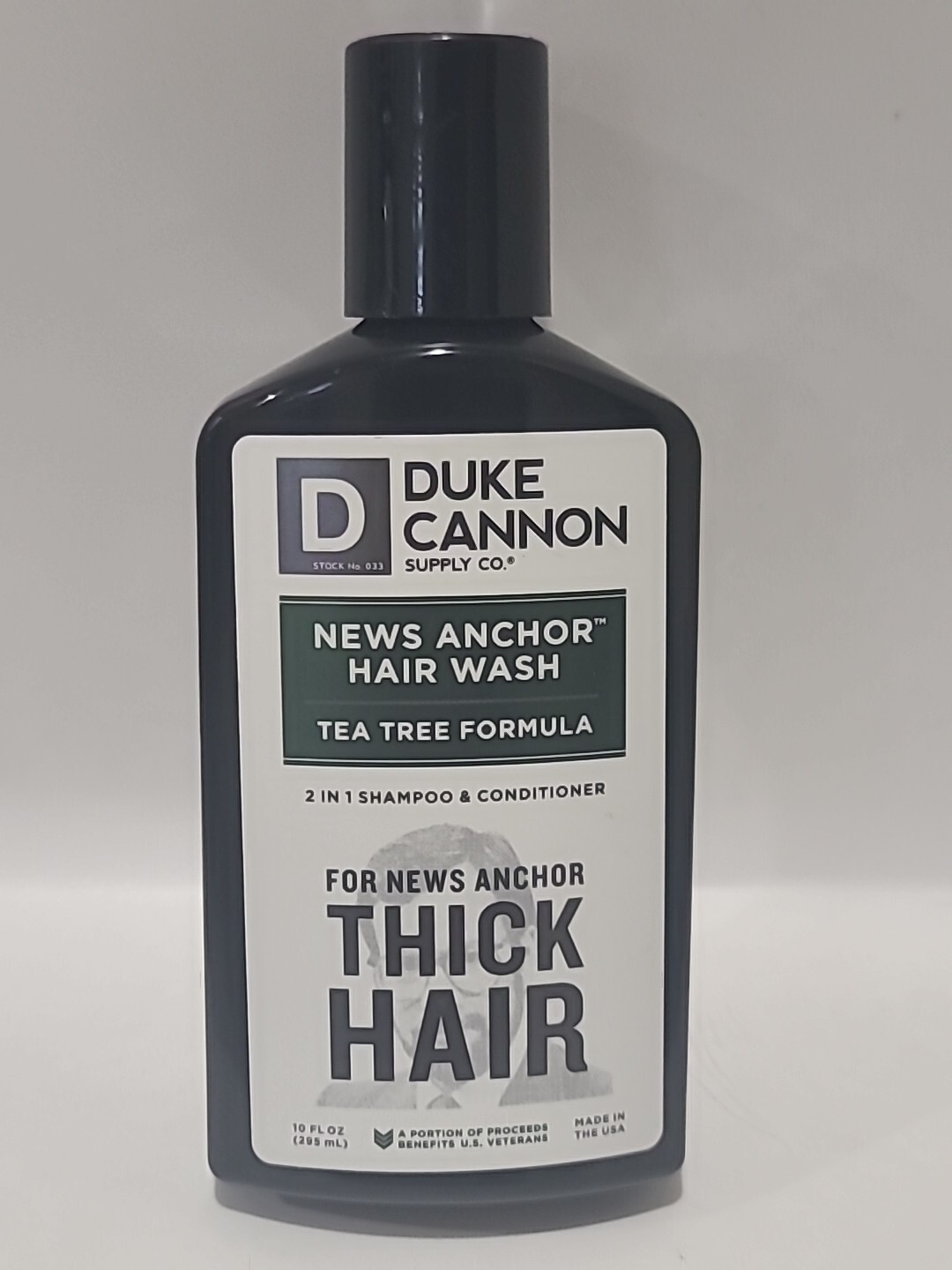 DUKE CANNON News Anchor HAIR WASH 2-in-1 SHAMPOO and CONDITIONER for ...