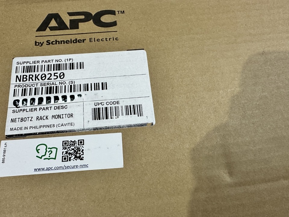 APC SCHNEIDER ELECTRIC NBRK0250 NETBOTZ RACK MONITOR 250 - BRAND NEW | eBay