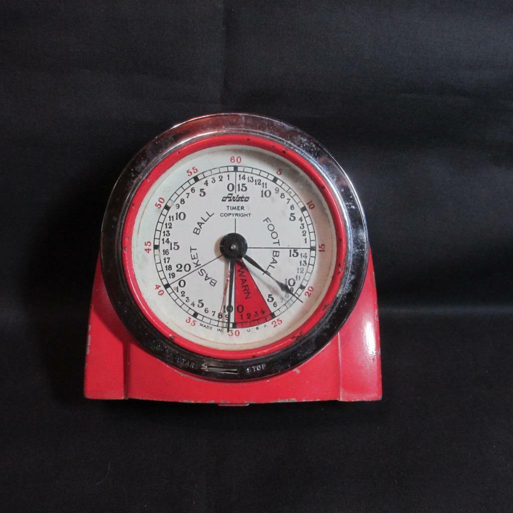 Vintage Mid Century Aristo Basketball/Football Metal Timer, Tested ...