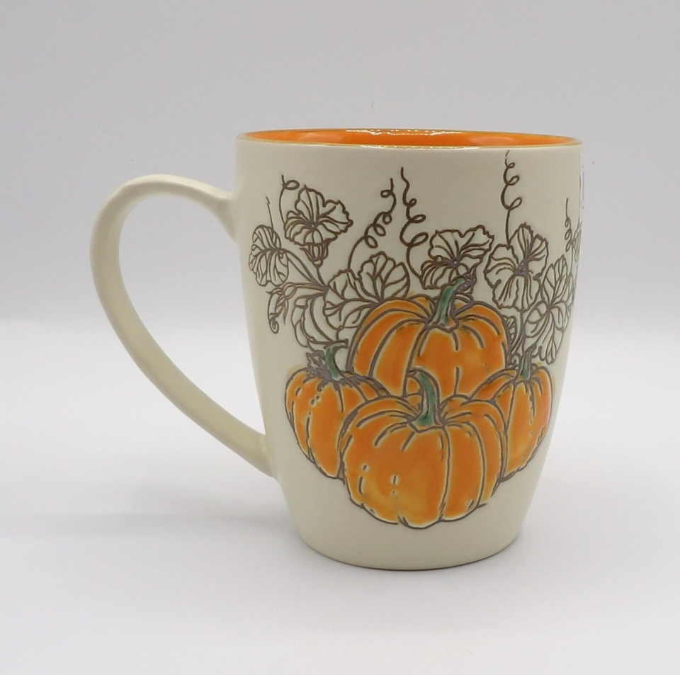 ELI & ANA PUMPKIN AND VINES 18OZ MUGS SET OF 2 NEW 809663773104| eBay