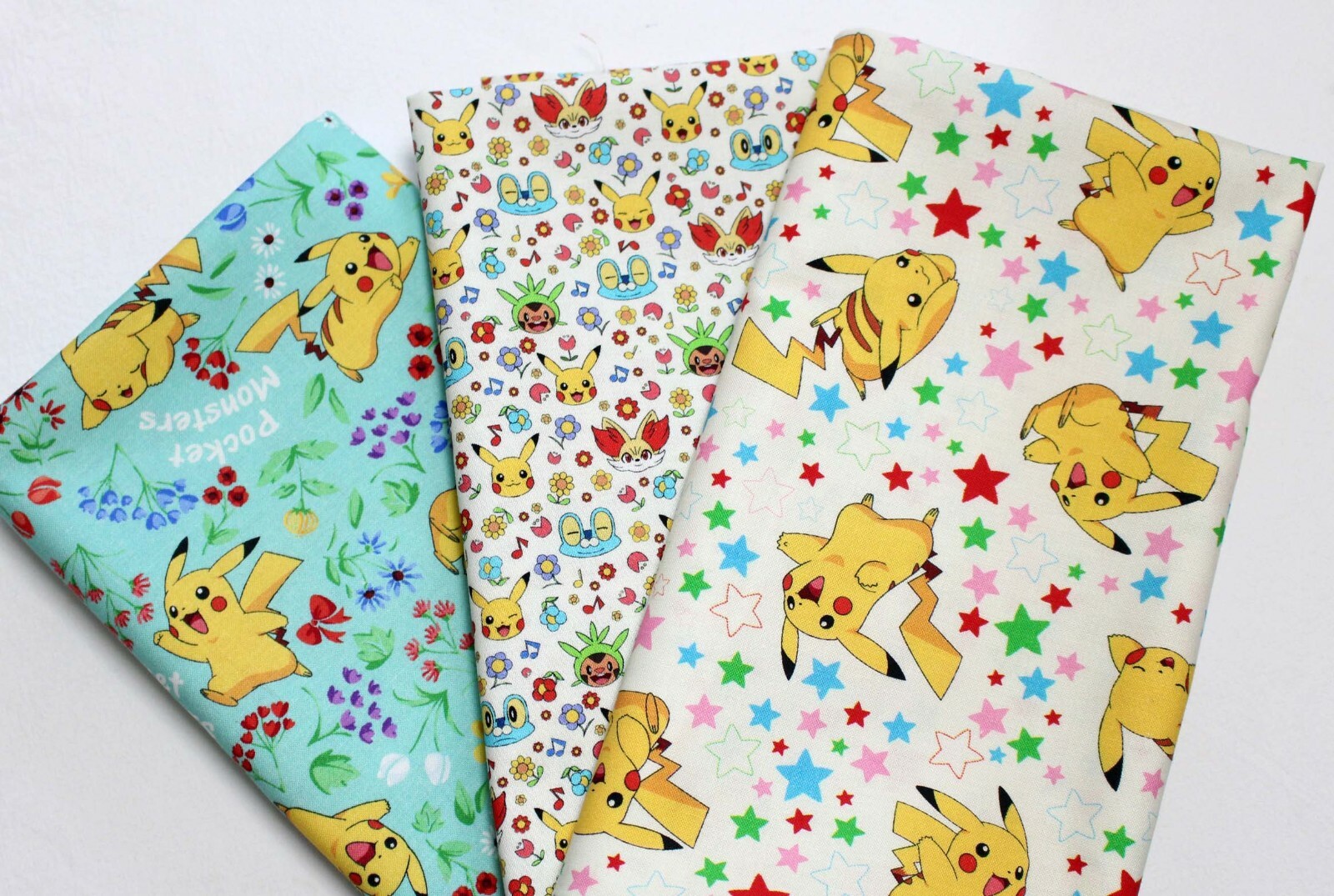 Half Yard Pokemon fabric Pikachu Character Fabric cotton Fabric ...