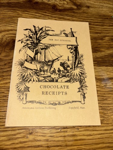 Chocolate Receipts 1973 Americana Archives Recipe Booklet 28 pgs | eBay