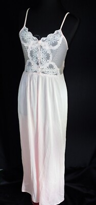Pink Vintage Undercover Wear long night gown, #4804, Small, nylon | eBay