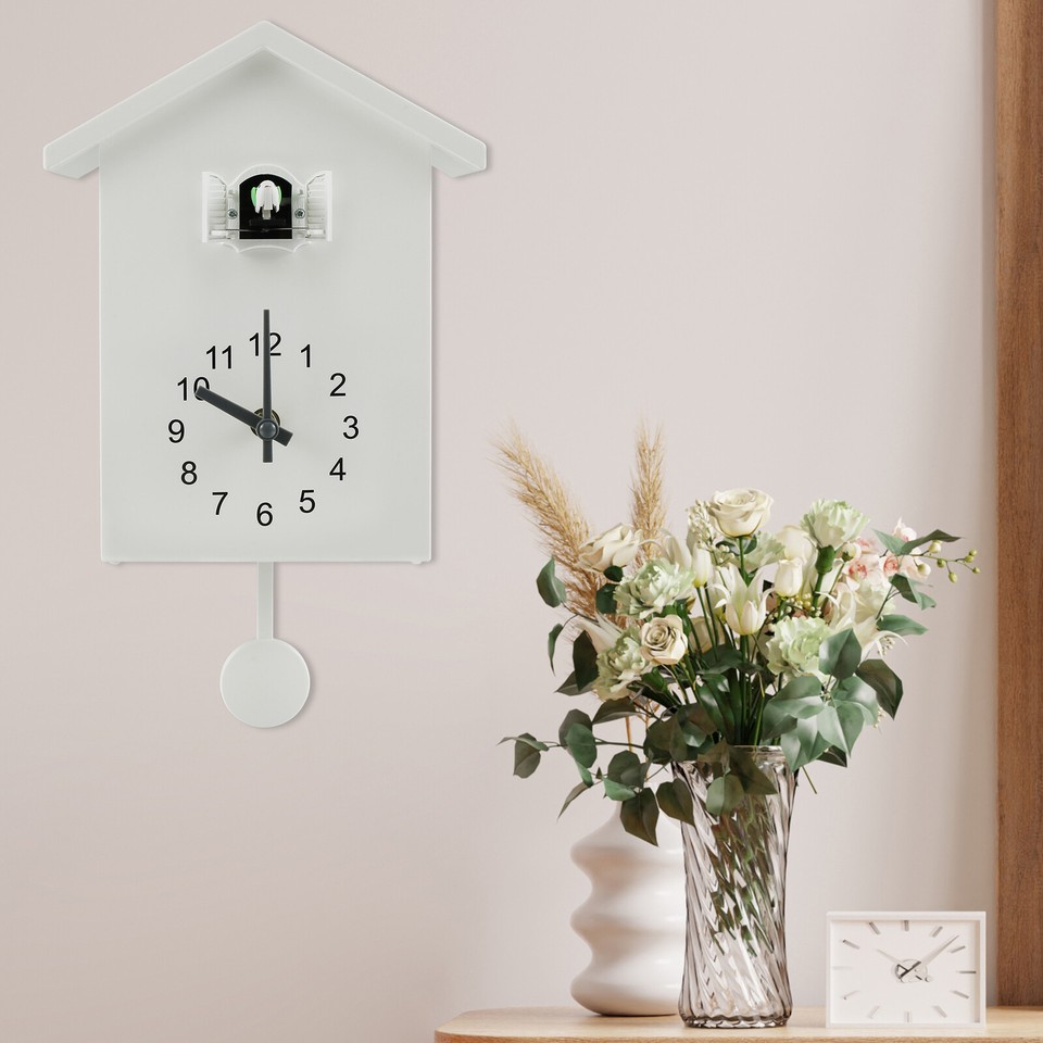 Cuckoo Clock with Chimer Minimalist Cuckoo Sound Clock with Pendulum-~√ ...
