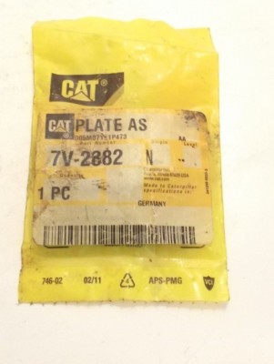 Genuine CATERPILLAR 7V-2882 Plate - Plate Assembly - Prepaid Shipping ...