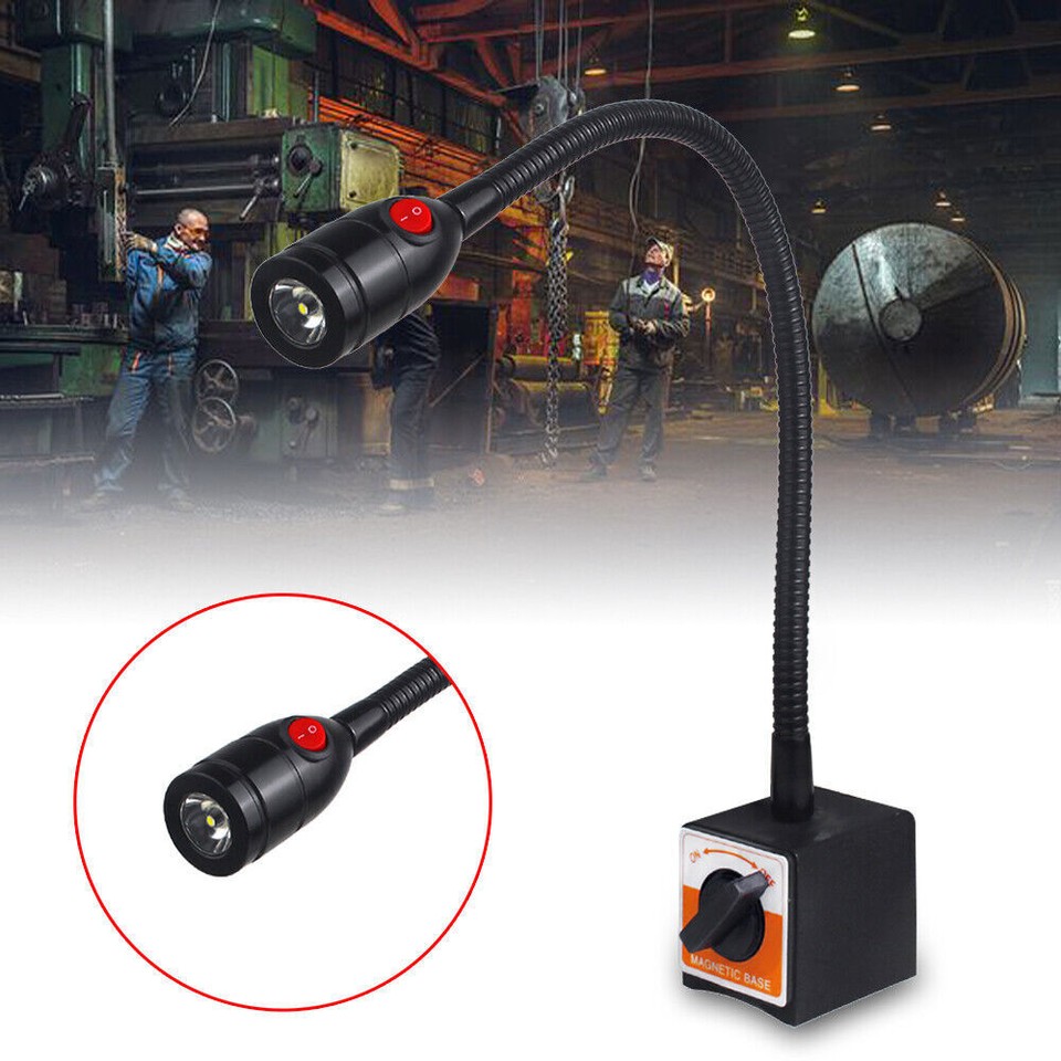 LED Work Light Flexible Gooseneck Lathe Milling CNC Machine Lamps ...
