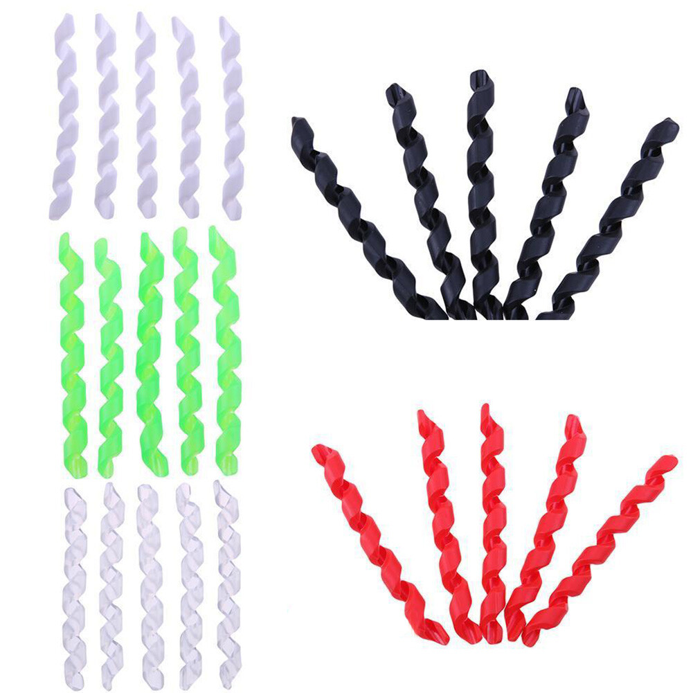 Spiral Soft Rubber Outer Cable Bike Frame Protectors Brake Cable Sleeve ...