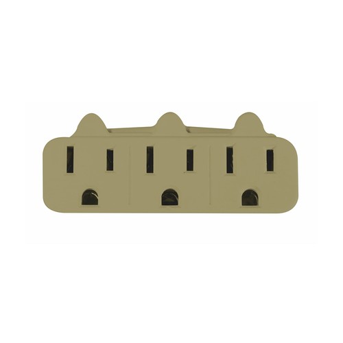"GoGreen Power (GG-13000TT) 3-Outlet Tri-Tap Adapter, 3-Outlet Wall Tap ...