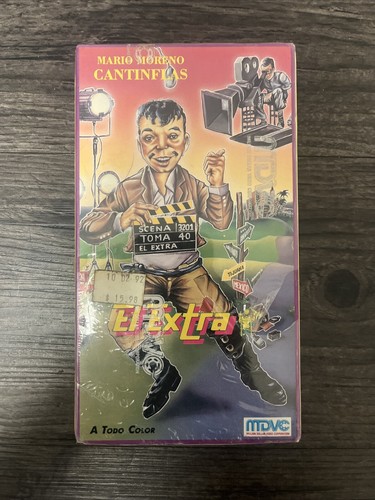 EL EXTRA, MOVIE BY CANTINFLAS, MEXICAN VHS, SPANISH SPOKEN COMEDY | eBay