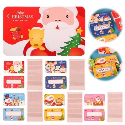 Cartoon Christmas Scratch Cards Parent Child Interaction Lucky Lottery ...
