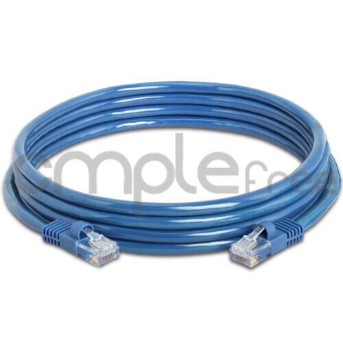 10FT CAT5e Cable Ethernet Lan Network CAT5 RJ45 Patch Cord Internet Blue NEW | eBay