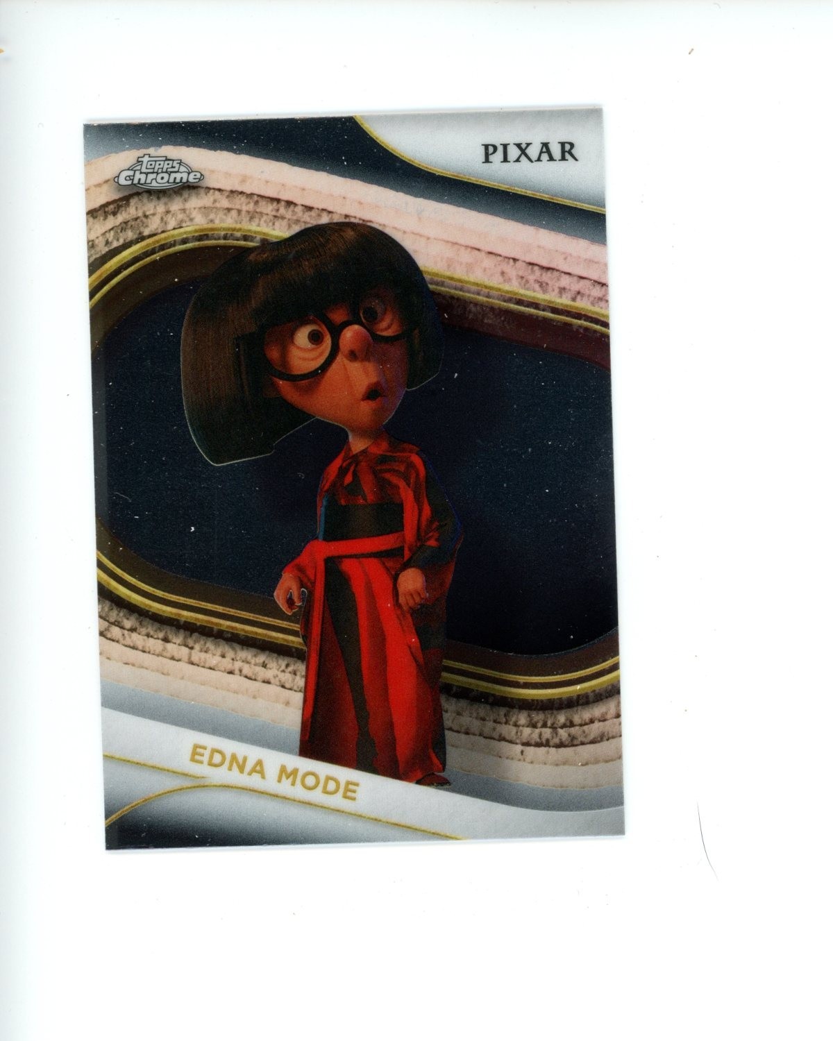 Edna Mode 2025 Topps Chrome Disney #154 Pink Refractor /250 Price Guide ...