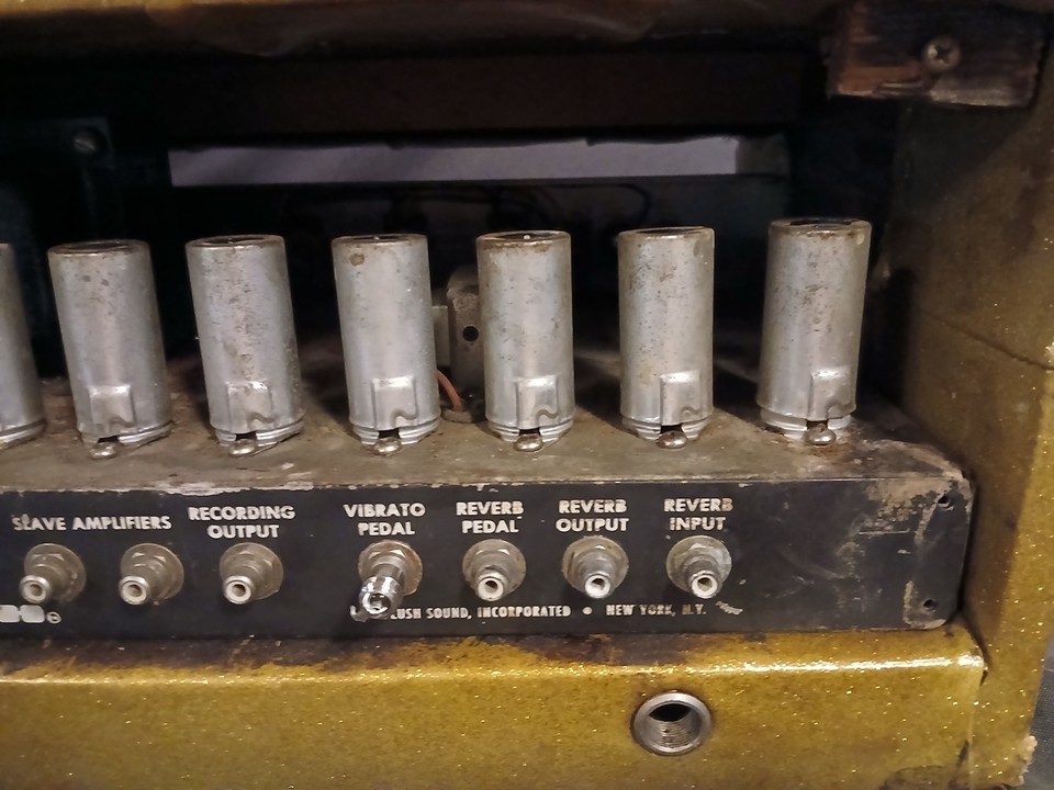 1970s Plush 1000S 100 Watt 6L6GC Guitar Amplifier Head Gold Sparkle ...