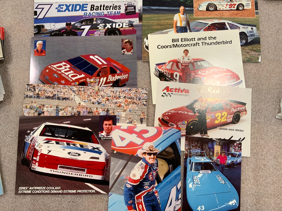 Large lot of NASCAR & Sprint Car Memorabilia - Driver Cards/Diecast ...