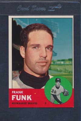 1963 Topps #476 Frank Funk Braves EX/MT *1786 | eBay