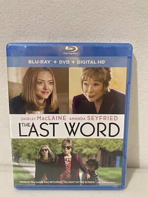 The Last Word (Blu-Ray, 2017) Shirley MacLaine, Amanda Seyfried, Philip ...
