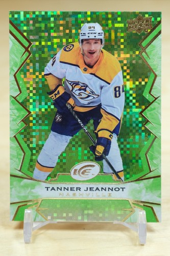 2022-23 Upper Deck Ice Green Base #59 Tanner Jeannot - Nashville ...