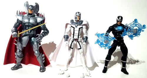 HASBRO MARVEL LEGENDS X-men Jubilee BAF Stryfe + House of M Magneto ...