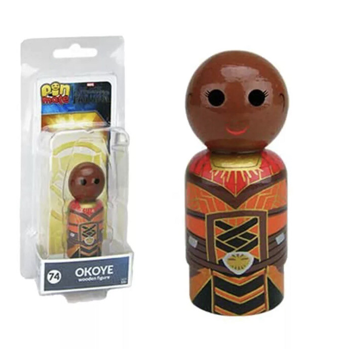 🔥 Marvel Black Panther Okoye Wooden Pin Mate Figure #74 🔥 Funko 🔥 | eBay
