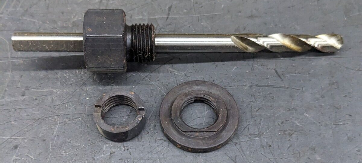 MK Morse Arbor Kit MK2: Arbor M24K Fits Hole Saws 9/16" - 1-3/16" NOS ...