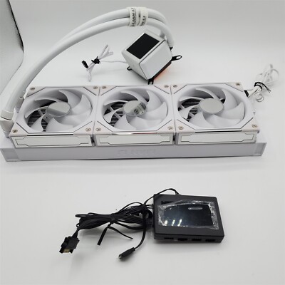 Lian Li GA II LCD 360MM AIO Asetek 8th Gen - 2.88” IPS LCD screen ...