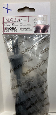 Nora Lighting NRS90-N14 Bronze Rail Track Connector | eBay