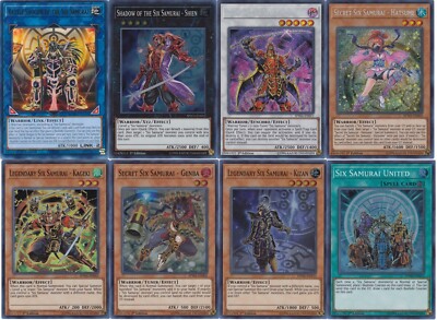 Yugioh Six Samurai 2024 Deck Shi En Isolde Kizan Secret Hatsume United ...