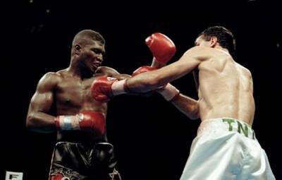 James Toney Throws A Punch V Dave Tiberi 4 Old Boxing Photo | eBay UK