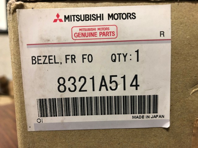 Mitsubishi 8321A514 Genuine OEM Fog Lamp Bezel for sale online | eBay