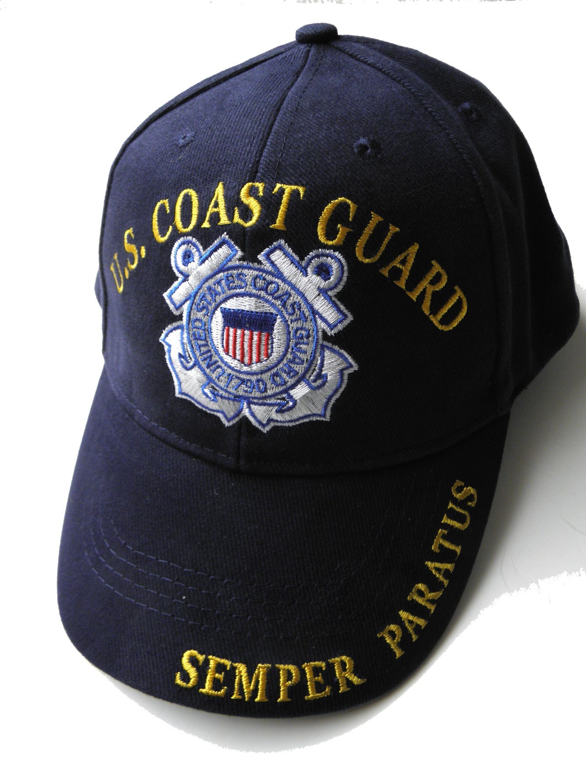 USCG US COAST GUARD USA SEMPER PARATUS EMBROIDERED BASEBALL CAP HAT | eBay