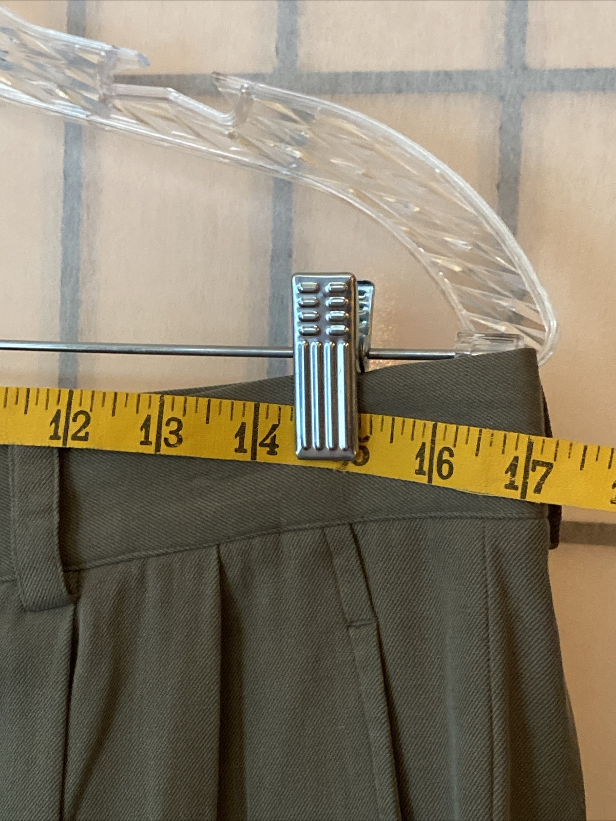 Pusser’s West Indies (Actual: 34X29) Silk Slacks Pleated Cuffed Dress ...