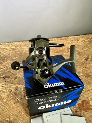 Okuma ODT-1000A Ceymar Graphite Lightweight 8BB Spinning Reel, OD Green ...