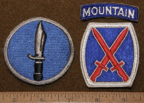 Original WWII US 10th Mountain Division with Tab & Kiska Task Force ...
