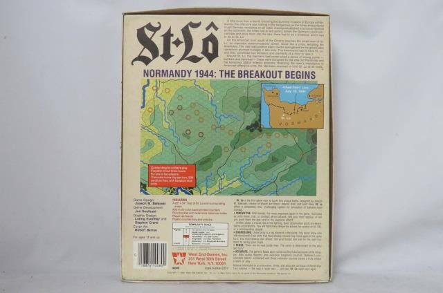 West End Games: ST LO - The Breakout Begins - Normany 1944 Game ...