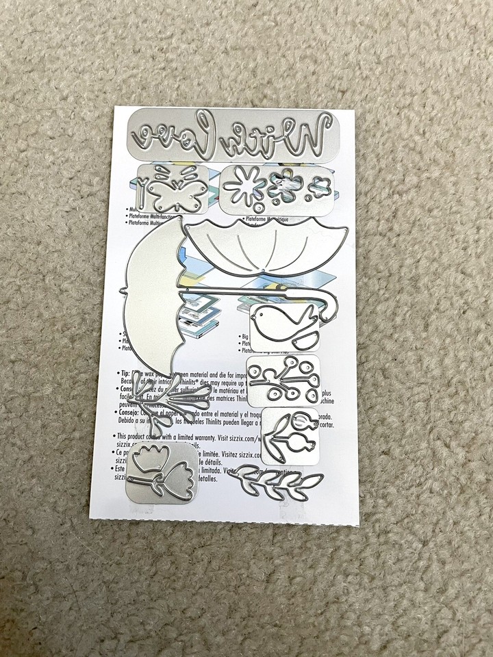 Sizzix Thinlits Dies By Olivia Rose 11/Pkg-Flowers in Umbrella | eBay