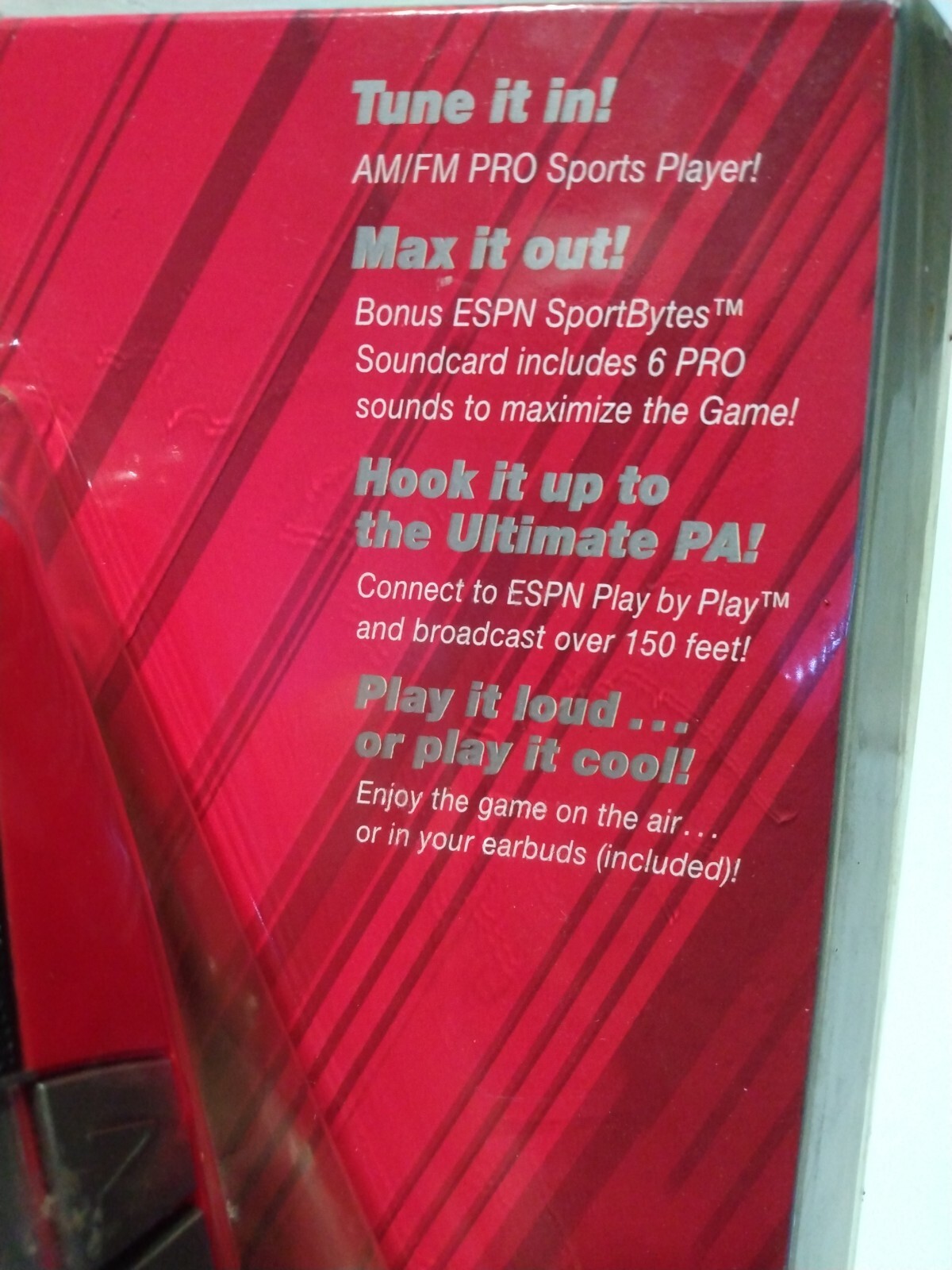 ESPN Sportscast RLS01011 Pro Sports Player Satellite Radio for sale ...